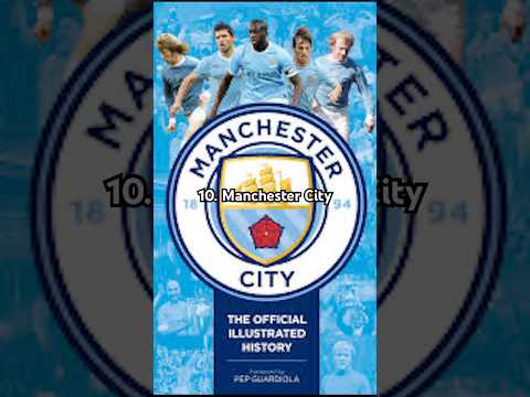 TOP 10 FOOTBALL ⚽️ CLUBS IN THE WORLD 🌎 #ytshorts #trending #football #footballclub #top10 #shorts