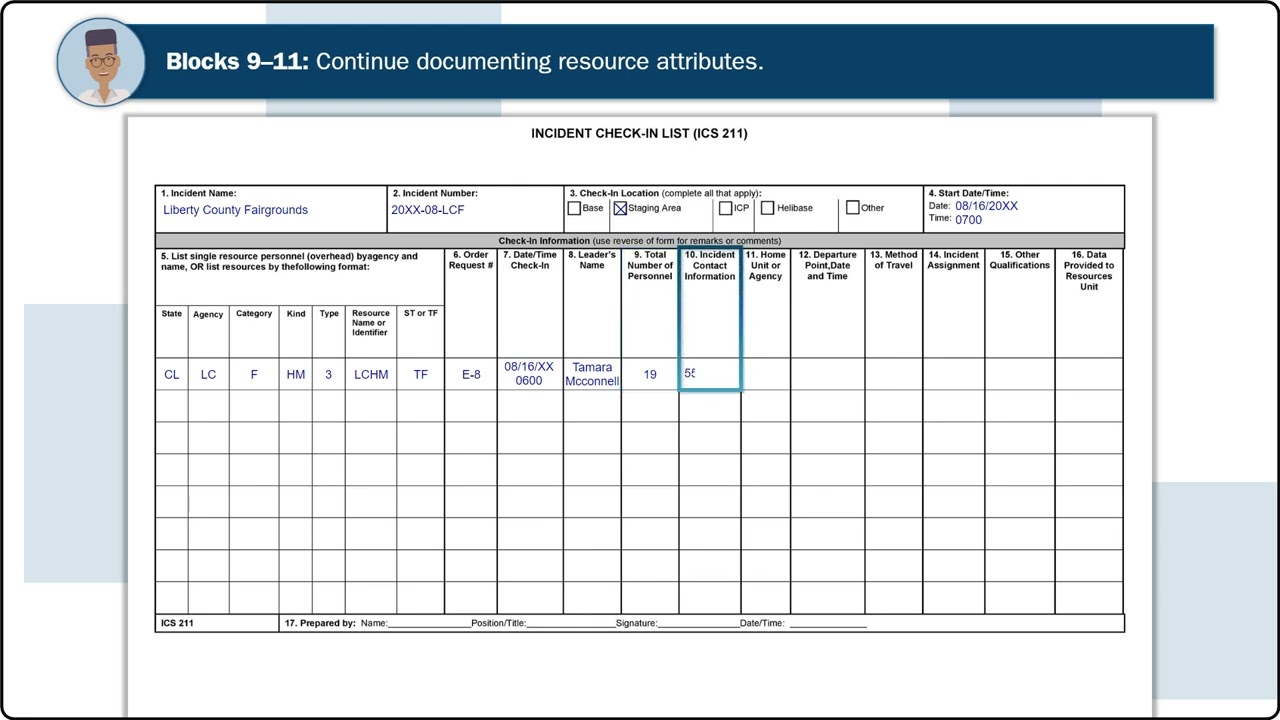 ICS Form 211 Video