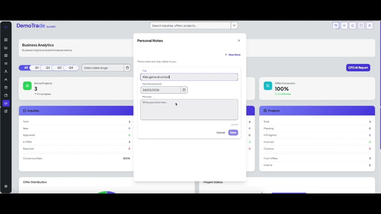 18. Personal Notes Video