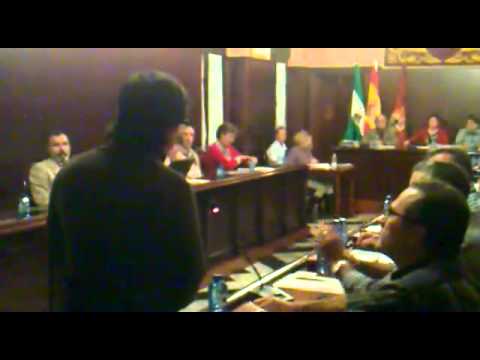 Entrega y Lectura del Manifiesto en el Pleno Municipal, Ayto. Ptº Real ...