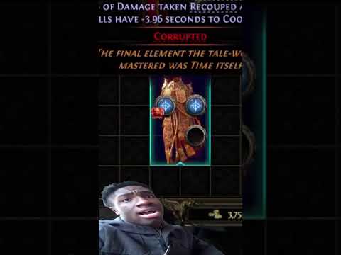 Insanely lucky or disaster? Using Vaal Orb on Temporalis! PoE2