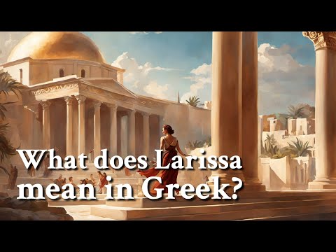 What does Larissa mean in Greek? Greek Mythology Story