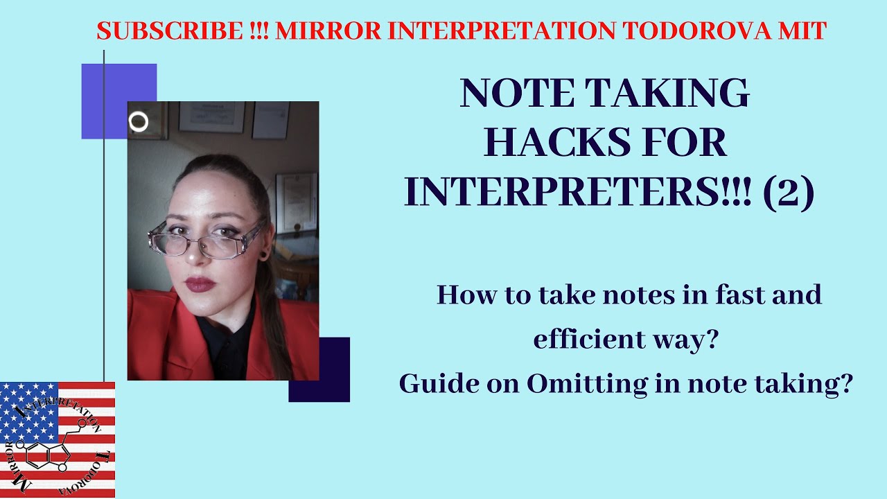 Note Taking Secrets, Tips, Methods for Consecutive Interpreting/ Language  #5