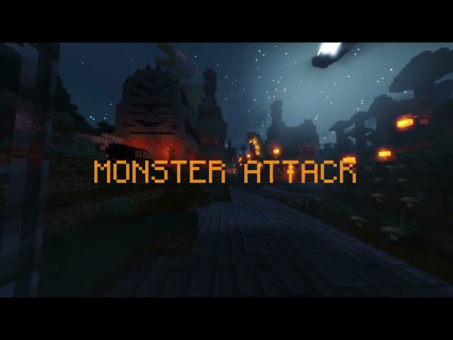 (Realms) World Template I Monster Attack (DOWNLOAD) Minecraft Map