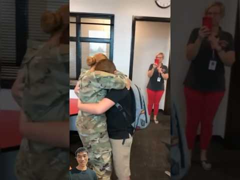 #solider #army #soldier #viralvideo #military The soldiers reunited with their children part 15❤️