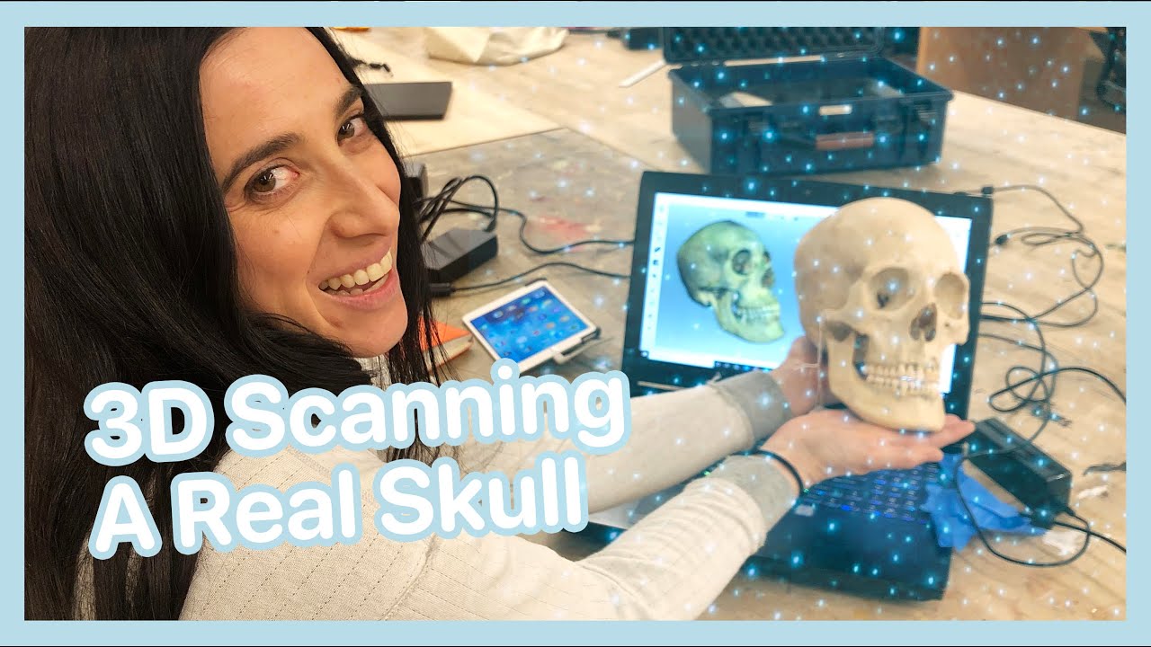Scanning a Real Human Skull!