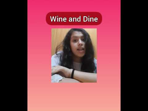 Wine and dine meaning
