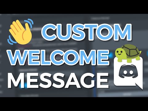 CUSTOM Welcome Message in Your Discord Community with Carl-bot!