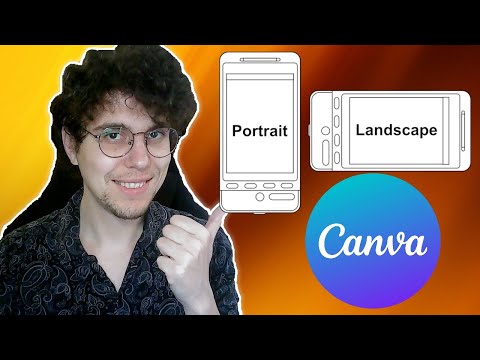 How To Set To Landscape Mode In Canva (FREE & PREMIUM)