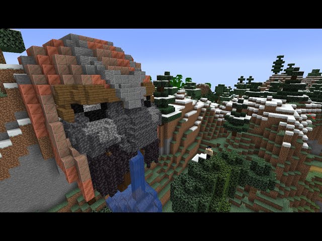 Dwarven Head Statue Design - Build Idea - [World Download] Minecraft Map