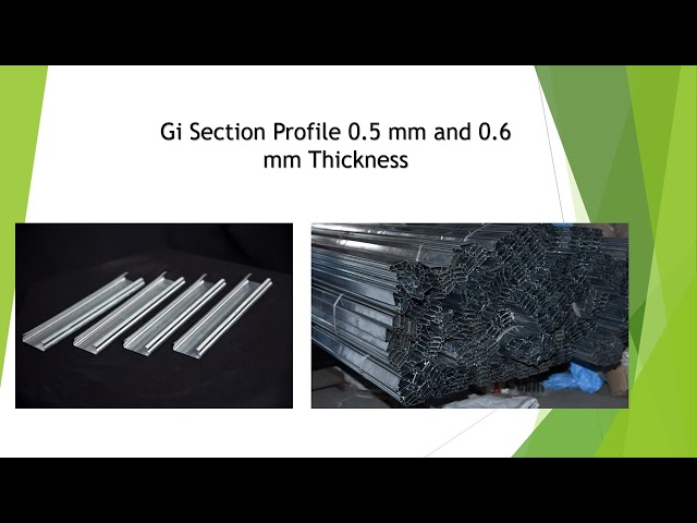 Polyhouse Accessories - Polyhouse Gi Channel 0.5 mm & 0.6 mm Trader ...