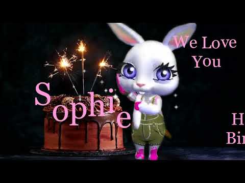 Sophie Birthday Song - Happy Birthday Dear Sophie