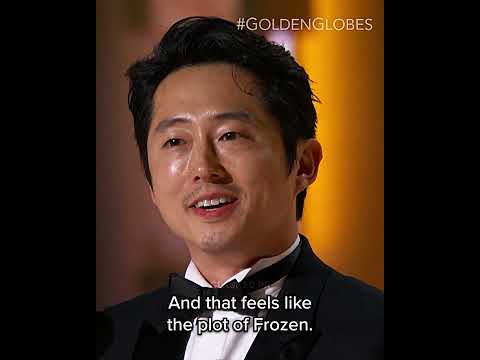 Steven Yeun Wins Golden Globes 2024 #Shorts