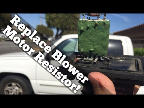 2003 Chevy Silverado Blower Motor Resistor Replacement!
