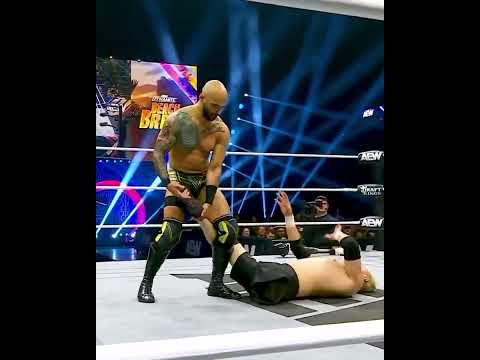 Ricochet was having a hard time getting a grip on Zach Gowen during AEW Dynamite!