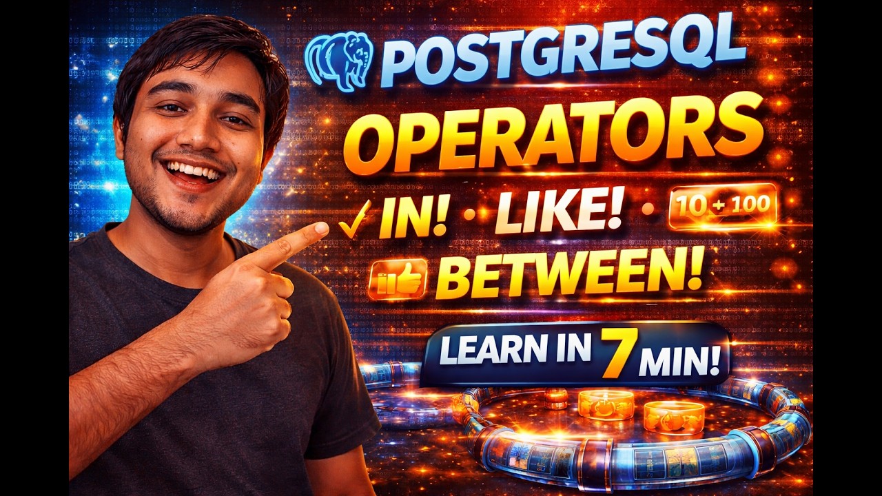 PostgreSQL LIKE Operator in 7 Minutes (Most Devs Don’t Know This!) | DAY 17