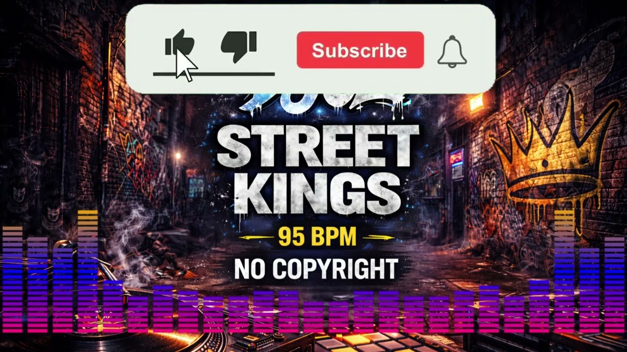 Street Kings Hard Rap Battle Freestyle Beat 95 BPM Boom Bap Hip Hop Instrumental No Copyright