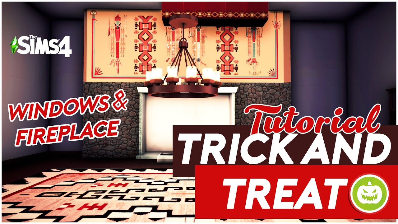 WINDOWS & FIREPLACE |TUTORIAL |  NO CC | THE SIMS 4 | BY RUSTICSIMS