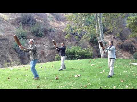 Indian Club Slasher & Thruster Follow Along Drill