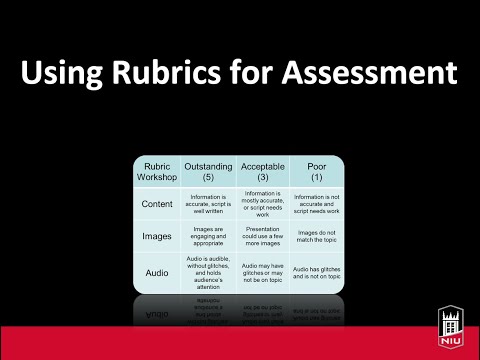 Using Rubrics for Assessment