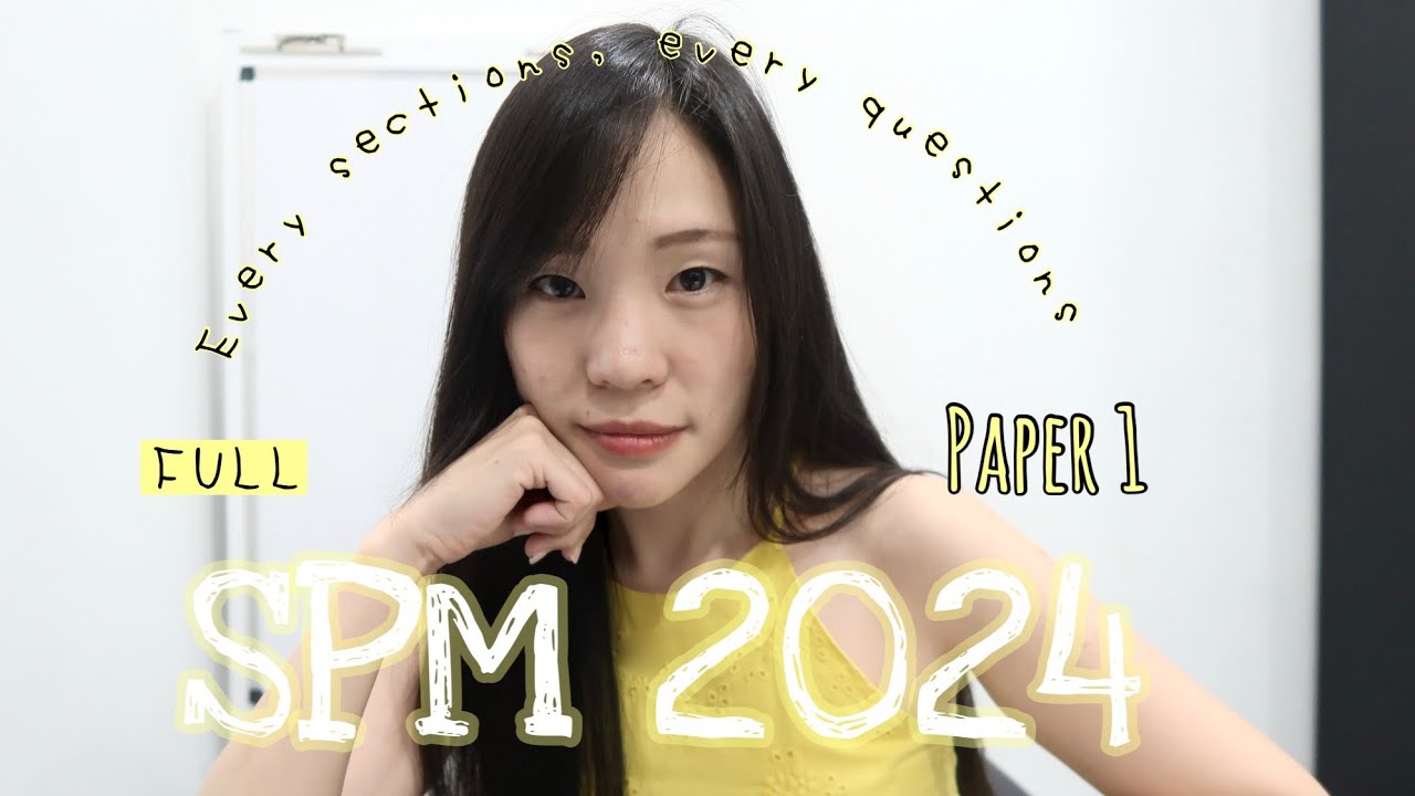 【ENG】 ADD MATHS SPM REVISION | SPM 2024 (Paper 1) FULL 