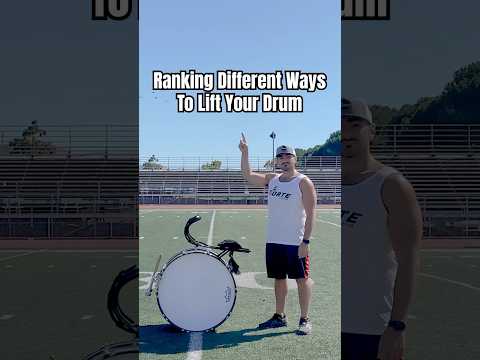 Ranking Drumline Lifting Techniques #marchingband