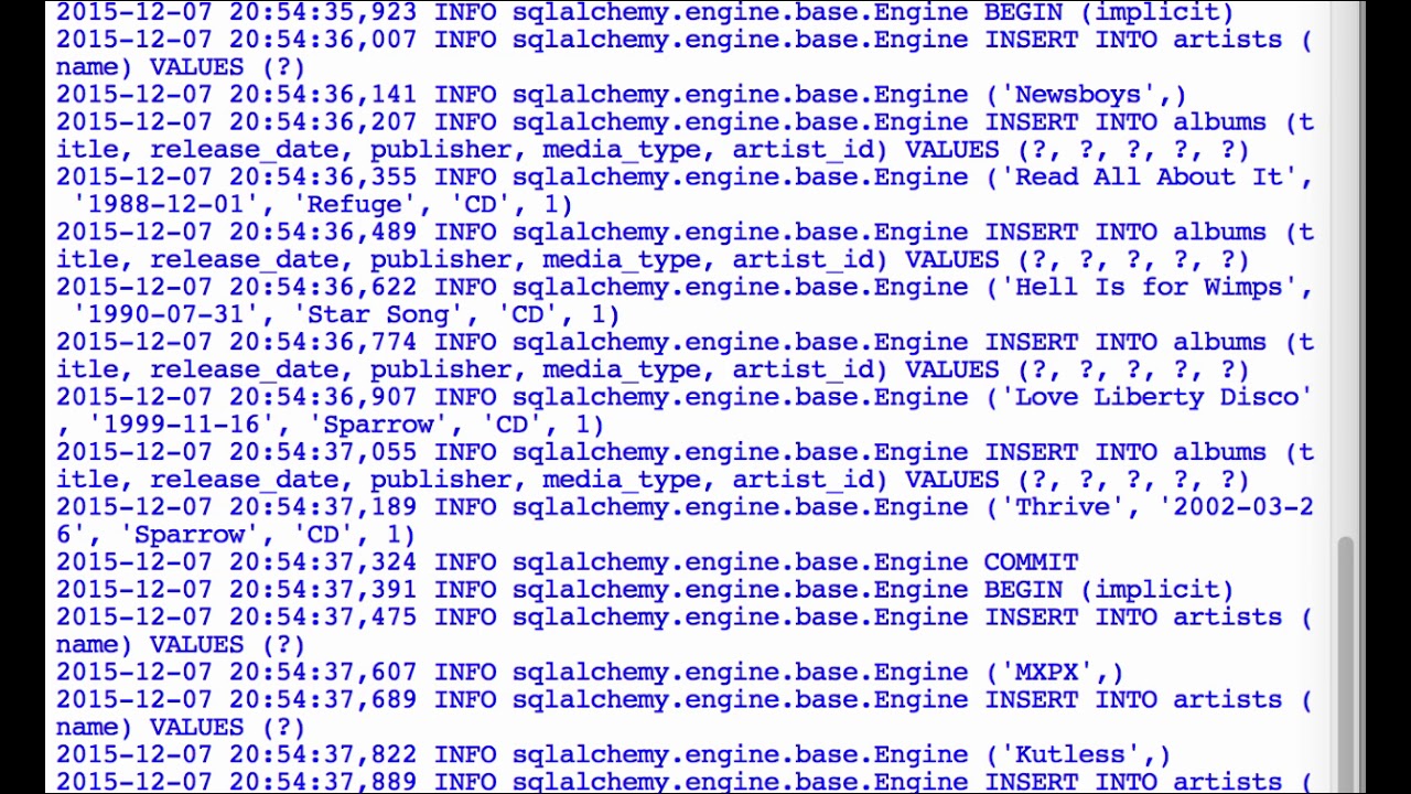 Python 101: Episode #34 - The SQLAlchemy Package