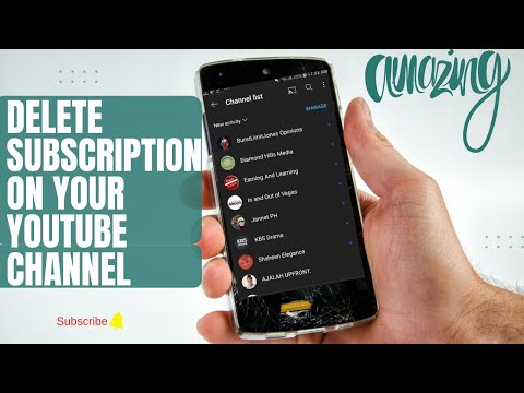 How to Delete YouTube Subscriptions Quickly! // How to Delete YouTube Subscriptions On Phone