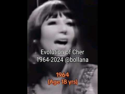 Evolution of Cher 1964-2024 #music #cher #fashion #1960s #evolution #viral #foryoupage #actress