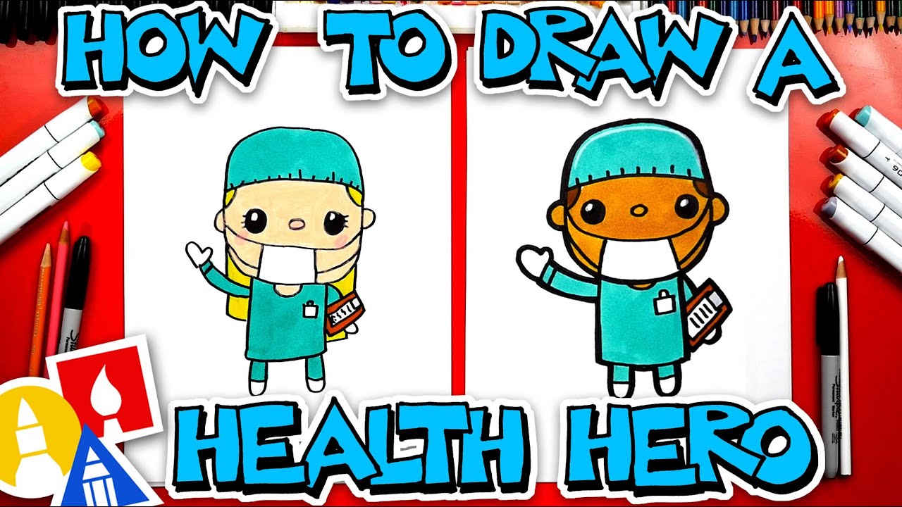 How To Draw Health Heroes - Doctors and Nurses
