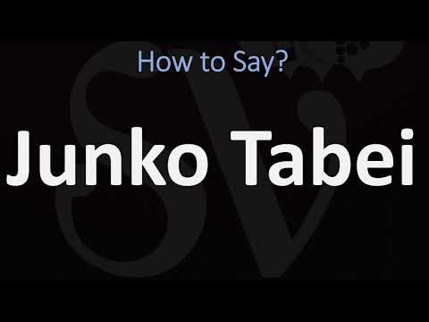 How to Pronounce Junko Tabei? (CORRECTLY)