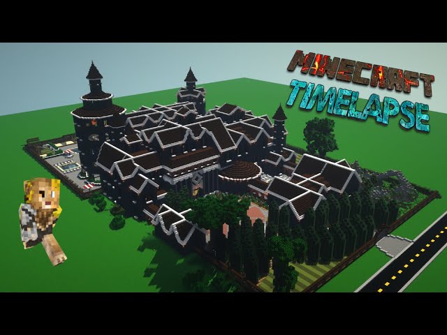 Grey Concrete Suburban Mansion Minecraft Map