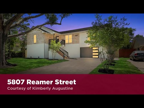 5807 Reamer Street Houston, Texas 77074 | Kimberly Augustine | Property Video