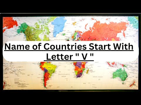 V Letter Countries Name | Countries That Start With Letter V |