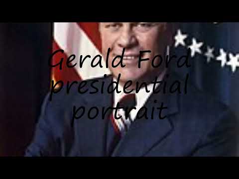 How to pronounce Gerald Ford presidential portrait in English?