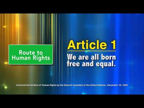 Route to Human Rights PSA Article 1