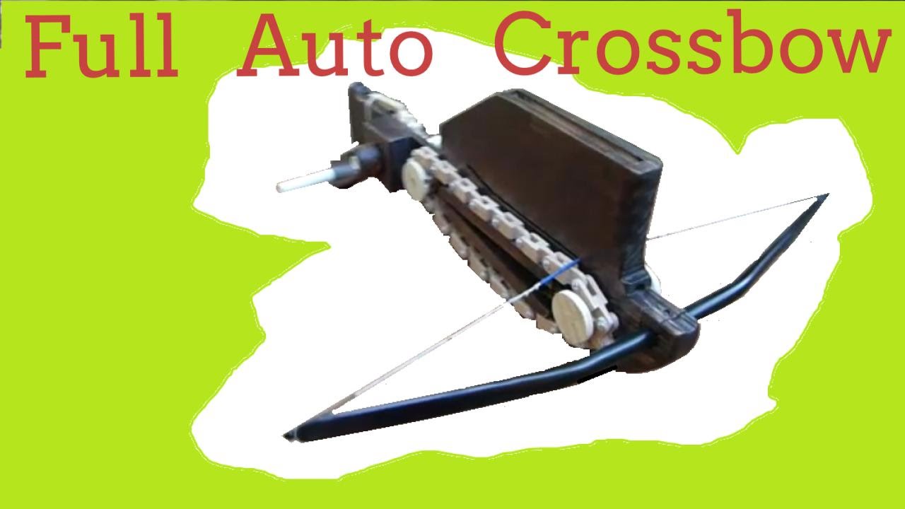 Make a Full Auto Crossbow Pt 2