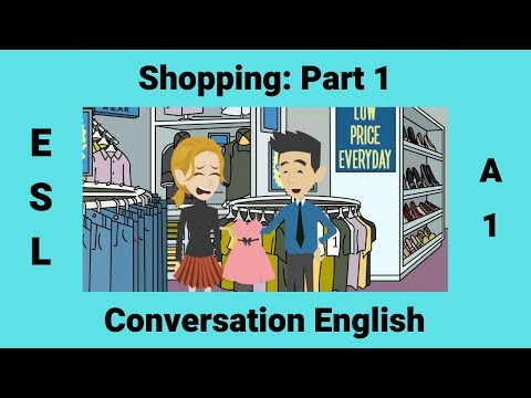Vocabulary Tutorial - Shopping | Ask…: English ESL video lessons