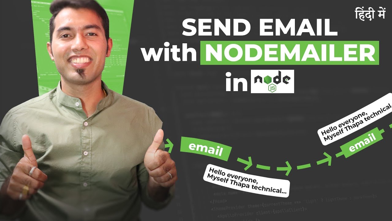 Send Emails with Nodemailer using Ethereal in Node.js in Hindi🔥