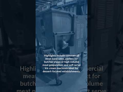 🍳 Supermarket & Food Service Equipment Auction 🍦
