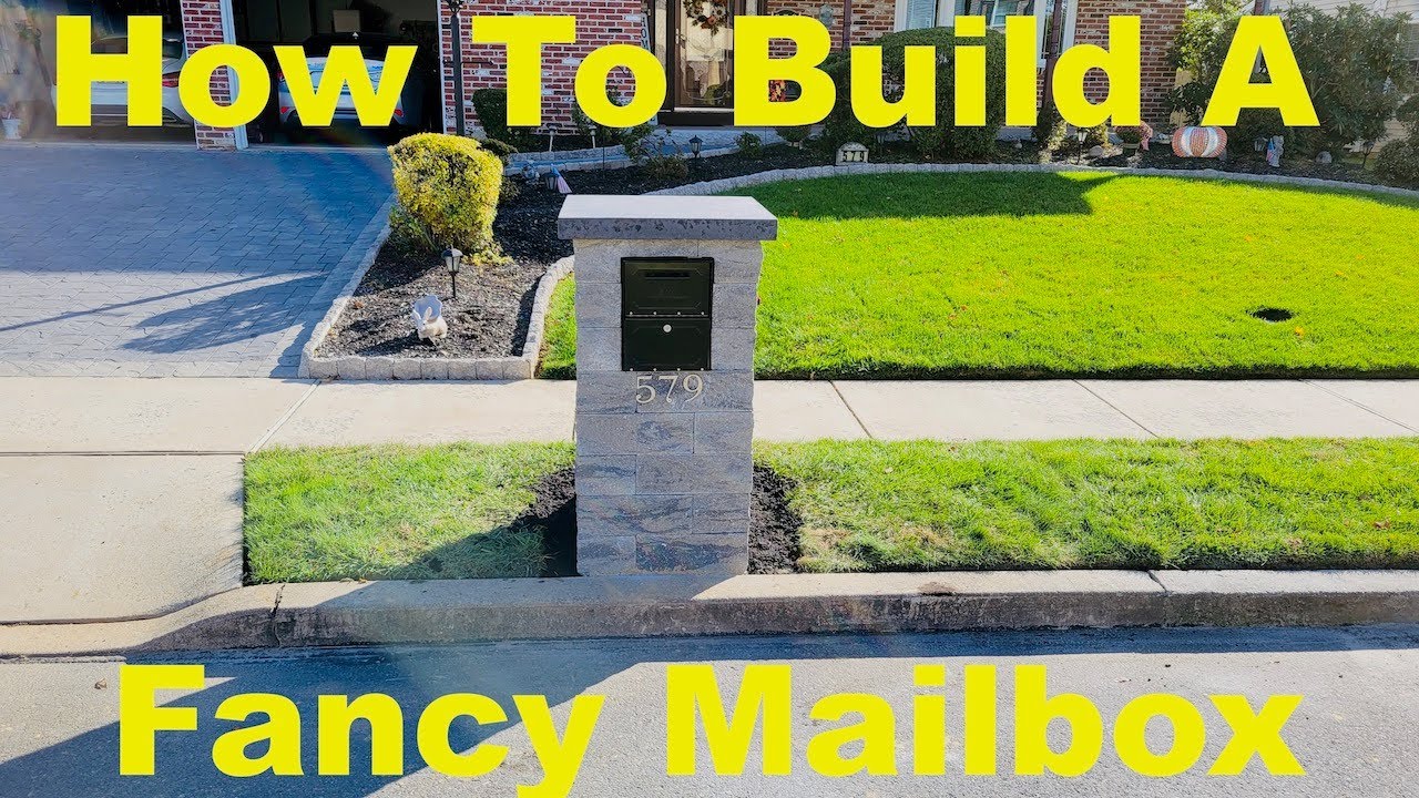 How to build Stone Pillar Mailbox