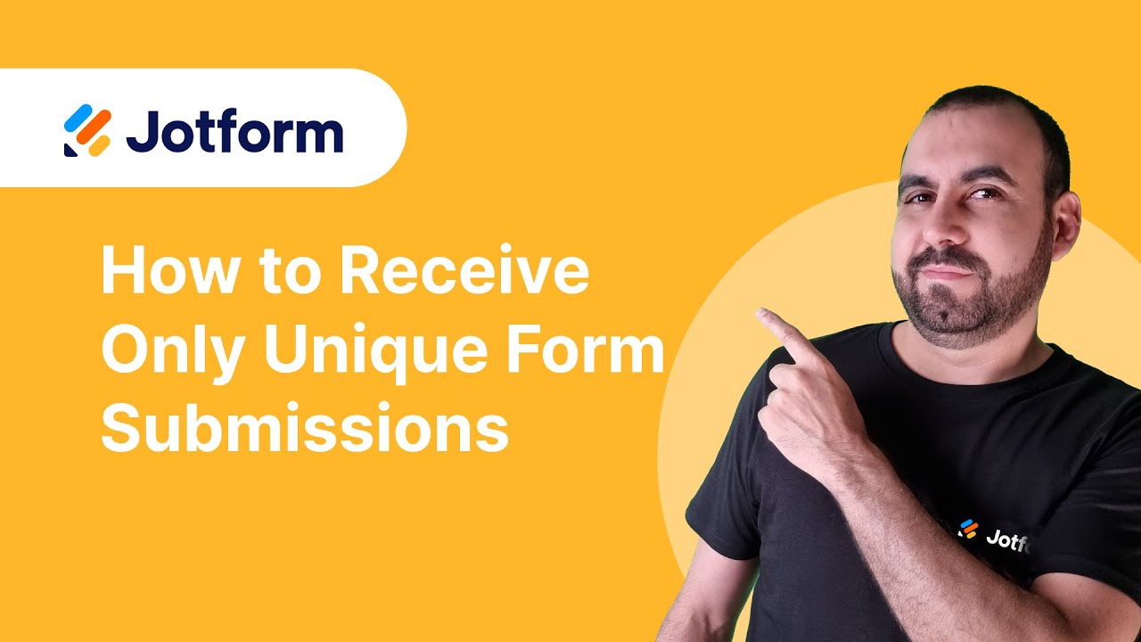 How to receive only unique form submissions