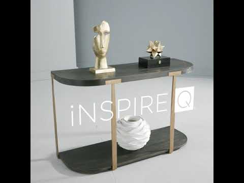 Jensen Wood and Metal T-Brace Sofa Table by iNSPIRE Q Artisan