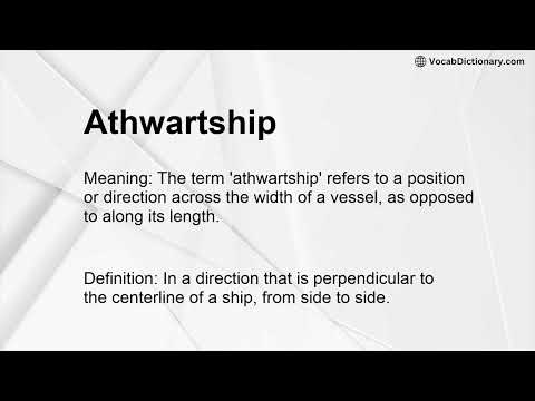 Athwartship Meaning