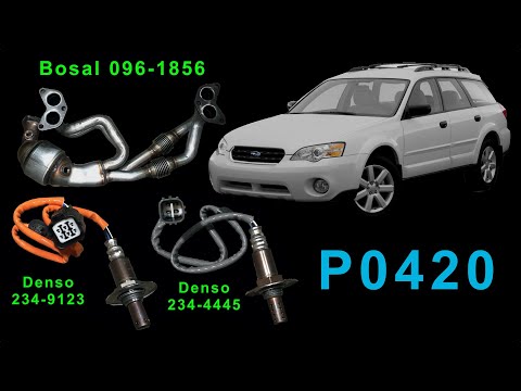Catalytic converter and oxygen sensor replacement P0420 2007 Subaru Outback