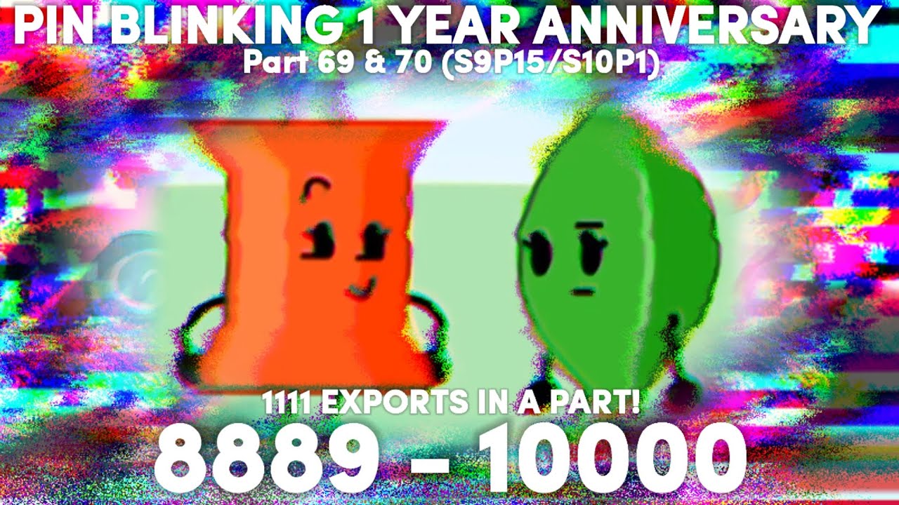 PIN BLINKING 1 YEAR ANNIVERSARY!