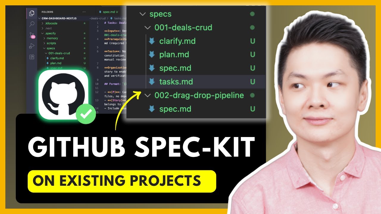 Here's how to use Github Spec-Kit on Existing Projects