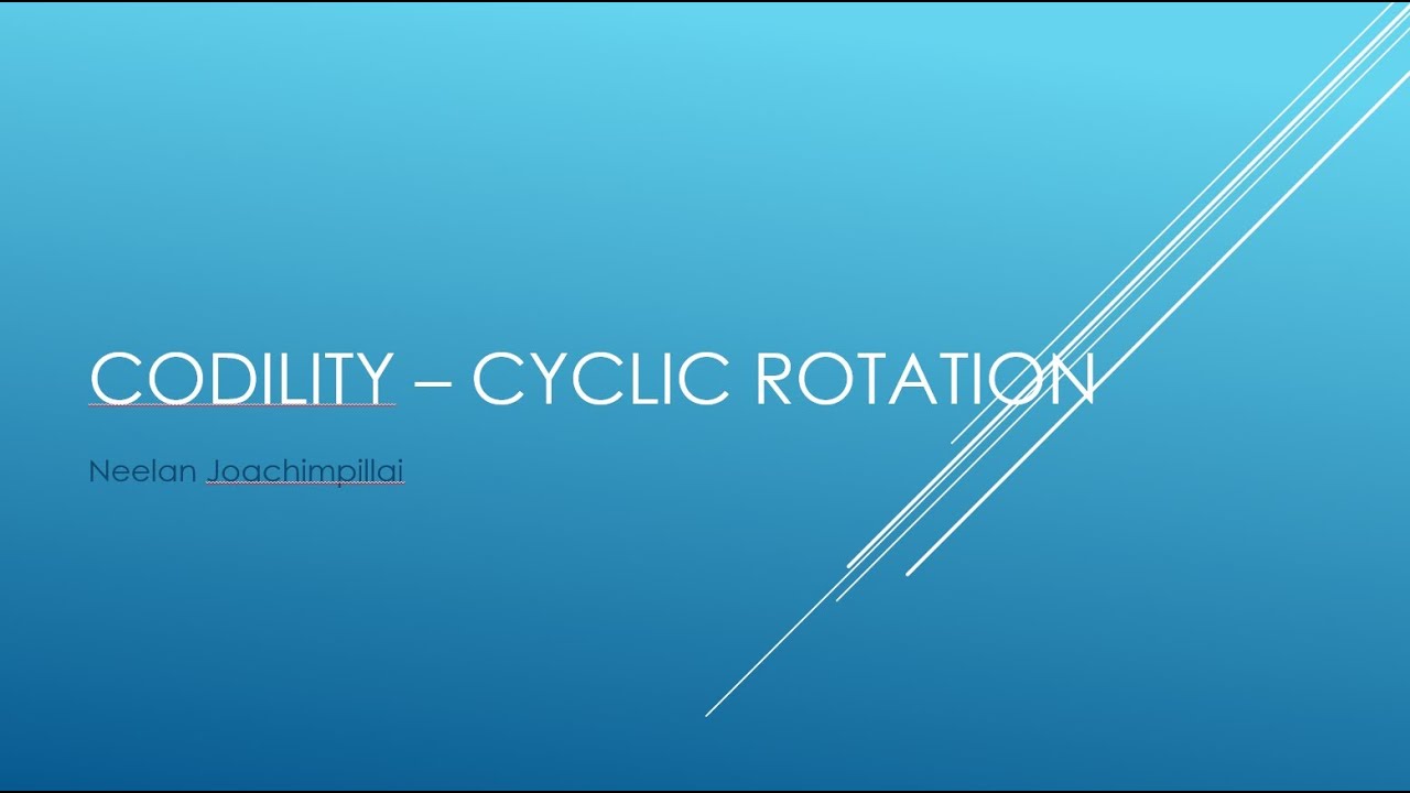Codility  - Cyclic Rotation (JavaScript) - Method 1 - Using JS Functions