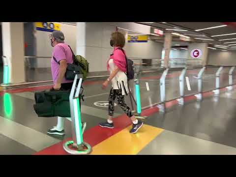 Walking Tour Of Calgary Airport YYC 4K