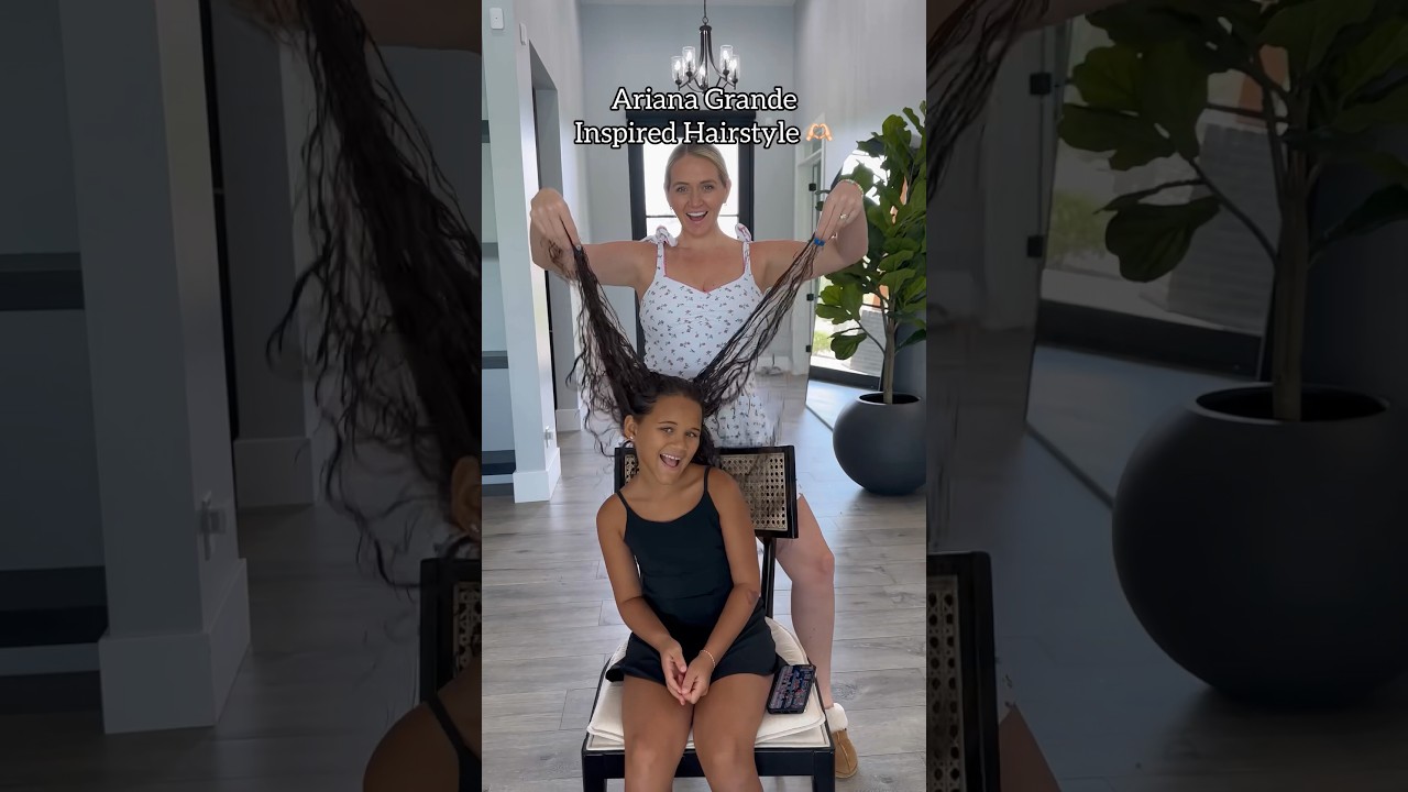 Why does it make her look so grown up?🥹🥲 #hairstyle #hairinspo #hairidea #hairturtorial #curlyhair